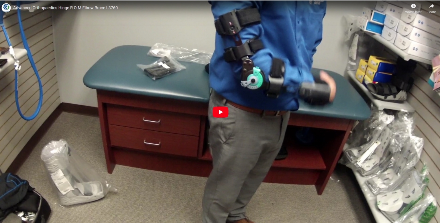 Hinge R.O.M. Elbow Brace SUGGESTED HCPC: L3760 and L3761 - Advanced ...